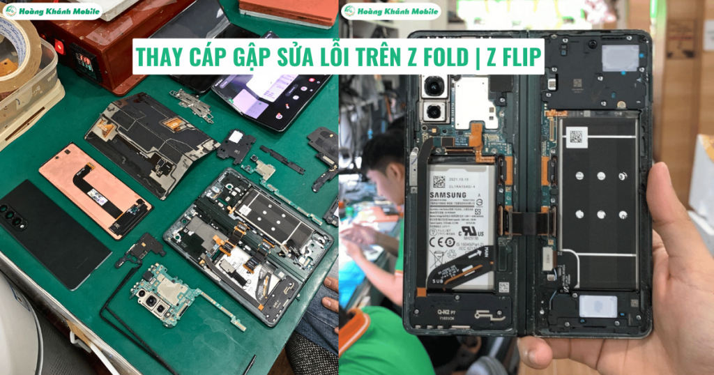 Thay cáp gập Z Fold 4 | Fold 5 - Giải Pháp Sửa Lỗi Mất Hiển Thị, Mất Âm ...